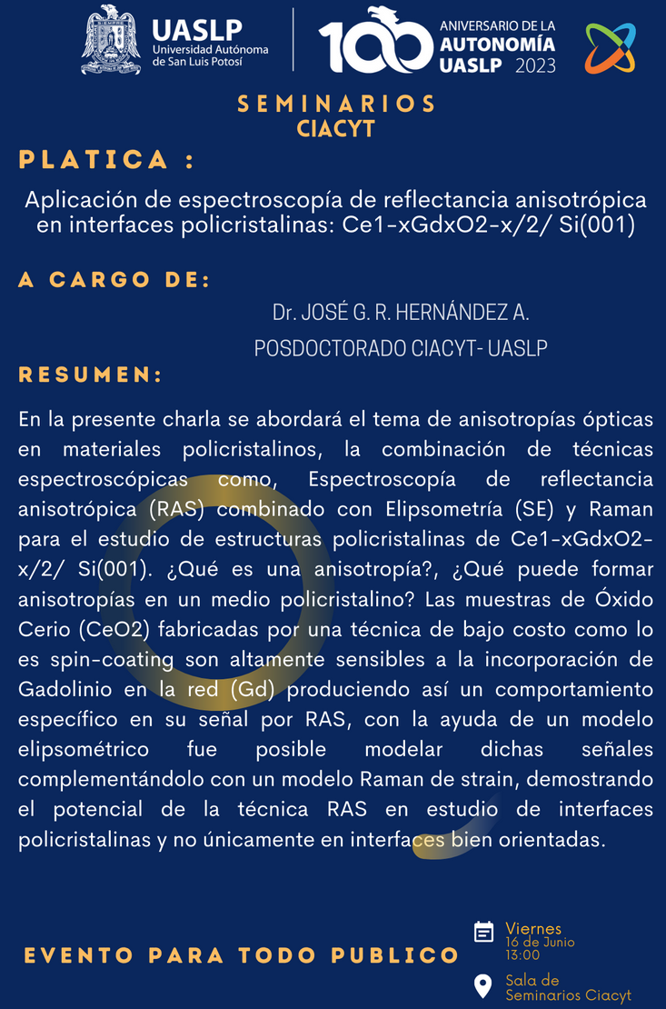 Seminario CIACyT - UASLP