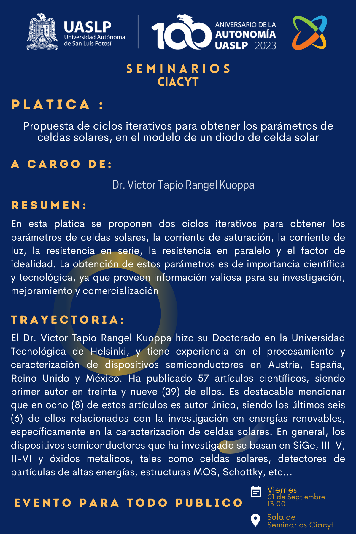 Seminario CIACyT - UASLP