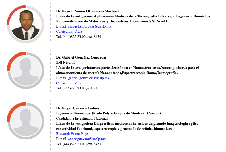 Investigadores LabNal - UASLP