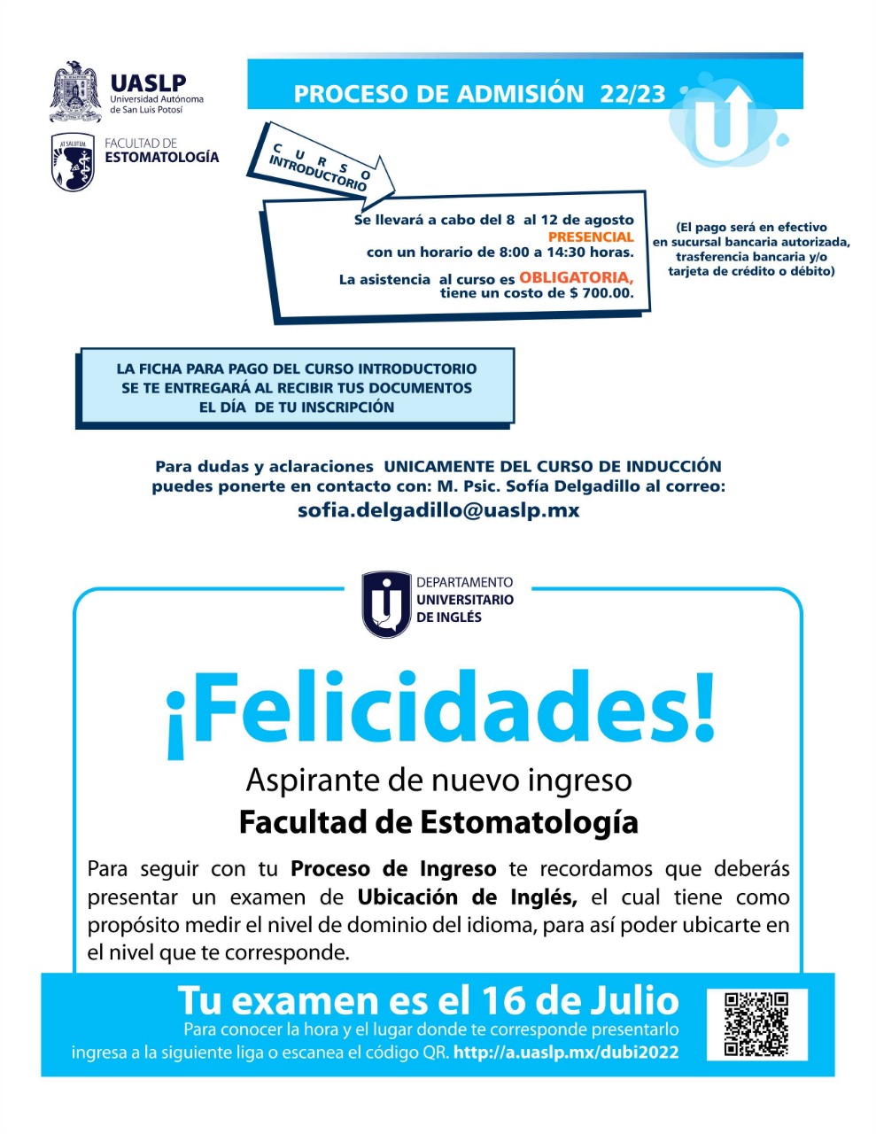 Proceso de Admisión 2022 - UASLP